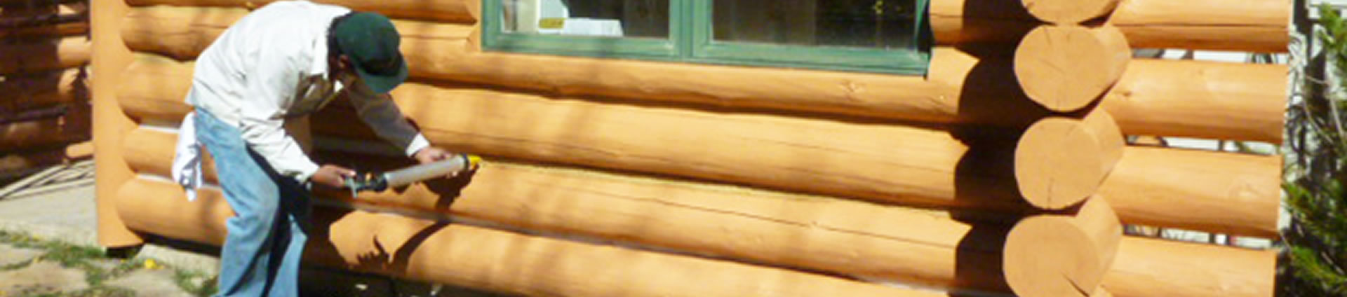 Chinking and Sealing Colorado | Top Notch Logworks, Inc.